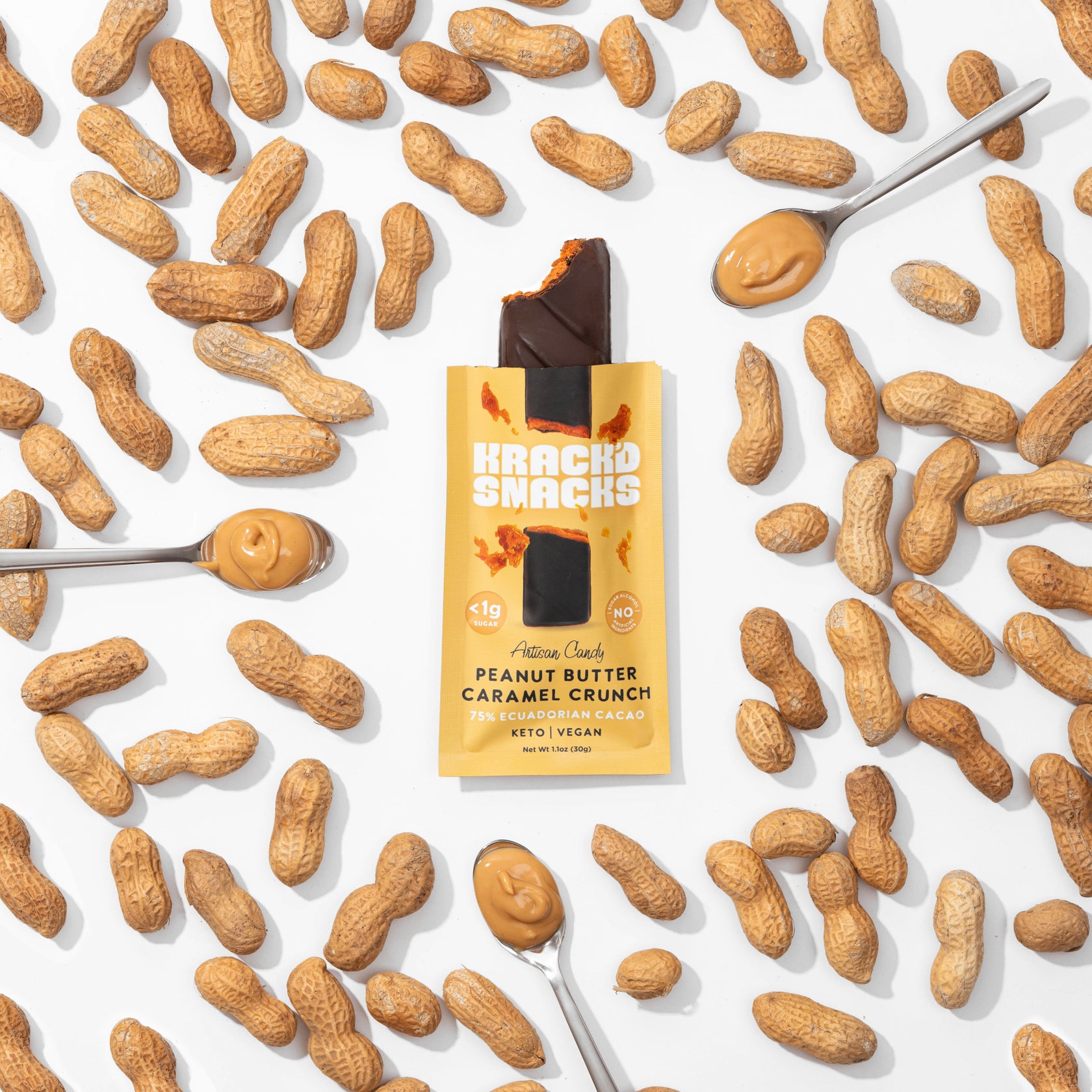 Buy Sugar Free Dark Chocolate for Keto : Krack'd Snacks